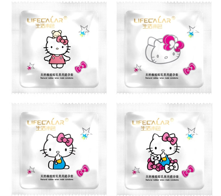 Hello Kitty Condoms 20pcs – Pink Heart