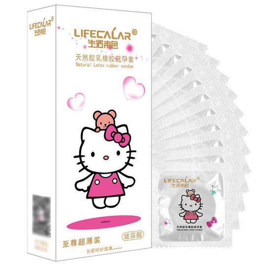 Hello Kitty Condoms 20pcs – Pink Heart