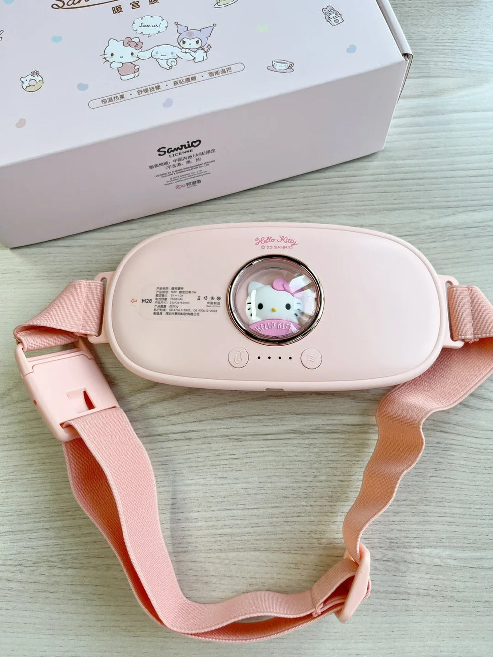 Hello Kitty Period Cramp Heating Pad Lumbar Massage Pain Relief – Pink ...