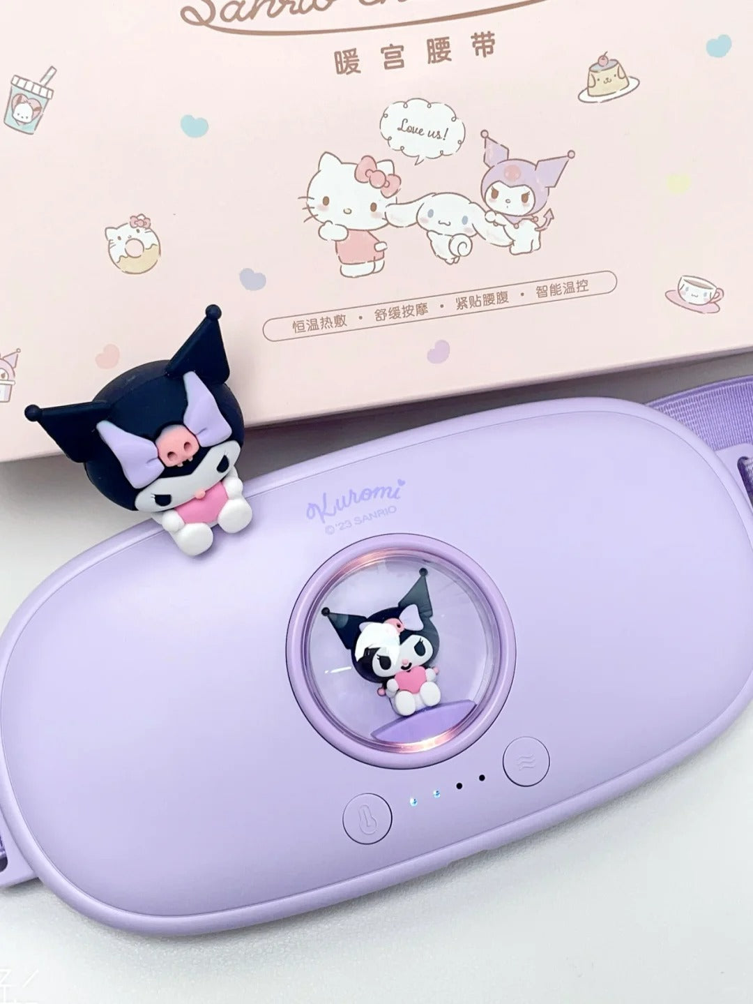 Hello Kitty Period Cramp Heating Pad Lumbar Massage Pain Relief – Pink ...
