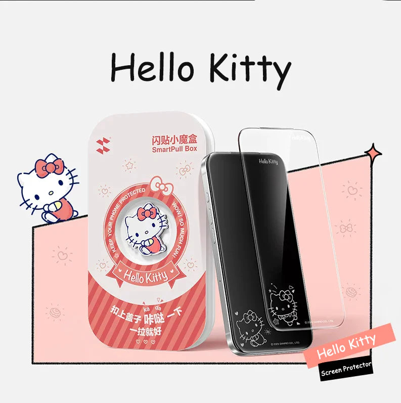 Sanrio Screen Protector. – Pink Heart